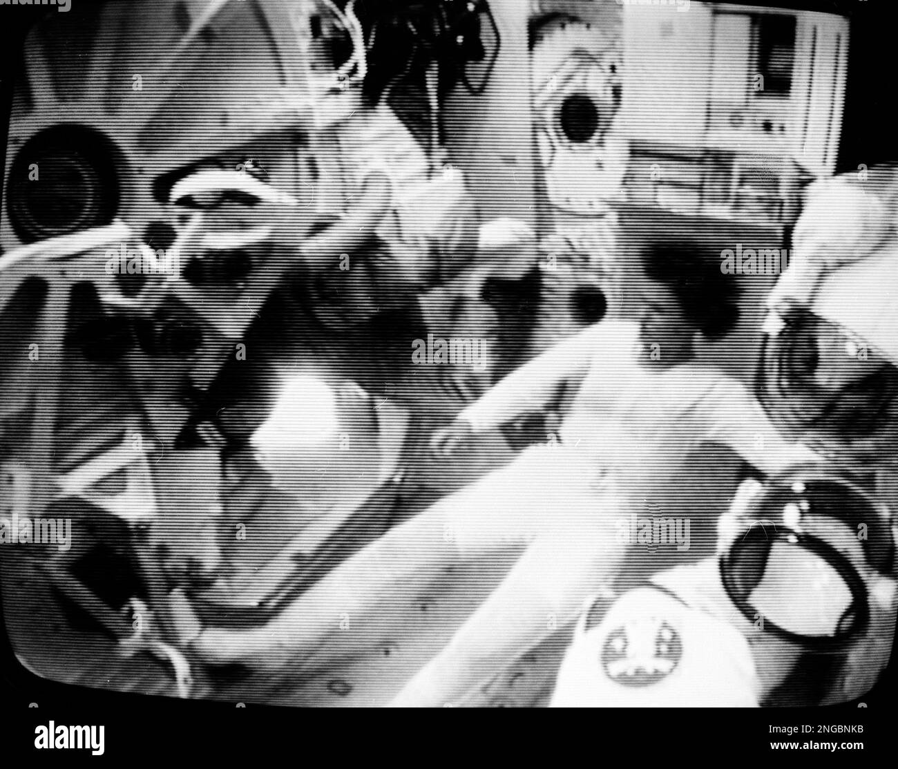 Shuttle Challenger mission specialist Kathryn Sullivan wears a white ...
