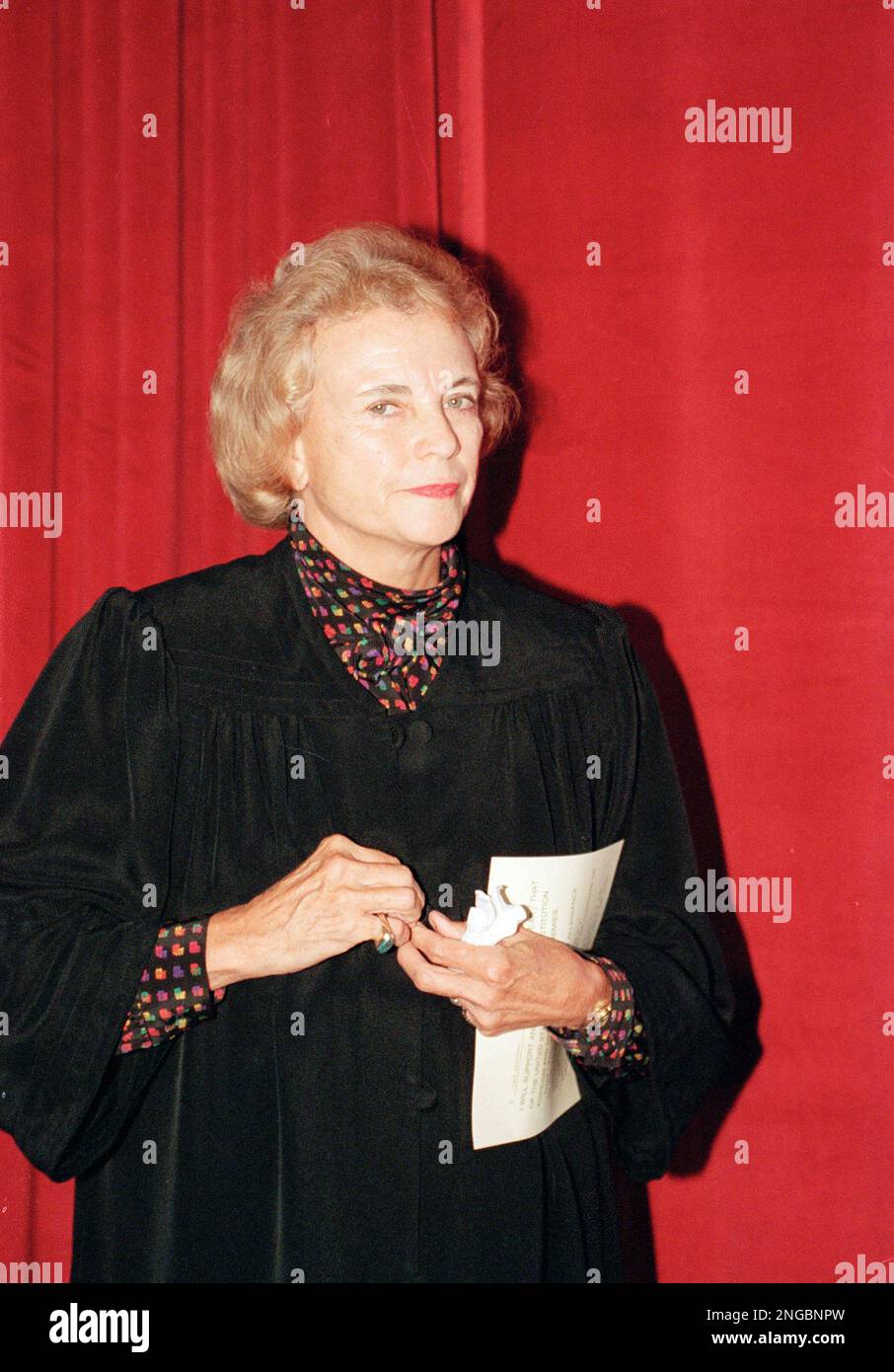 Supreme Court Justice Sandra Day O'Connor is shown, Oct. 1993. (AP ...