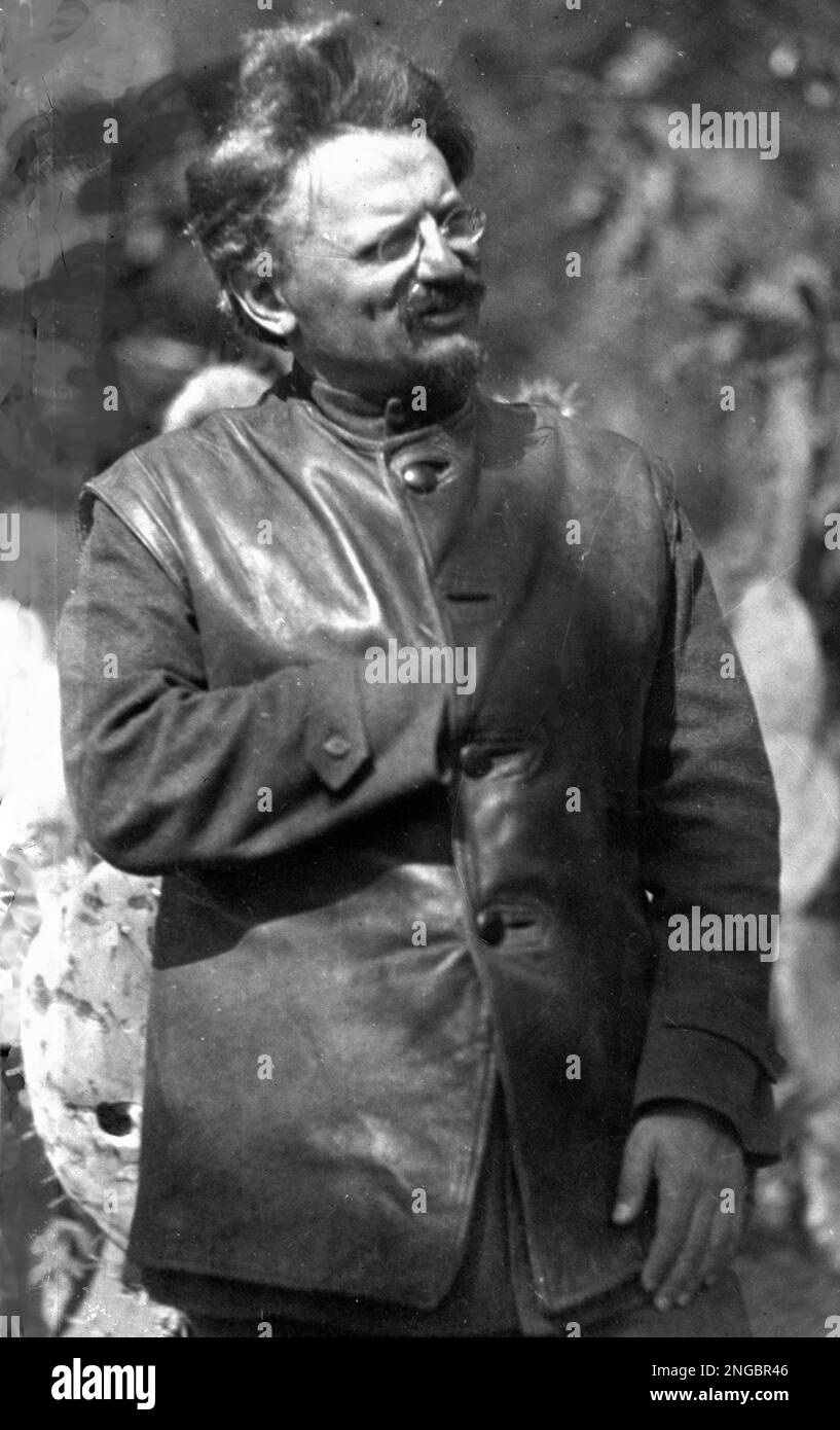Leon Trotsky, Russia's founder and former commander of the Soviet Army, is pictured in Russia in ...