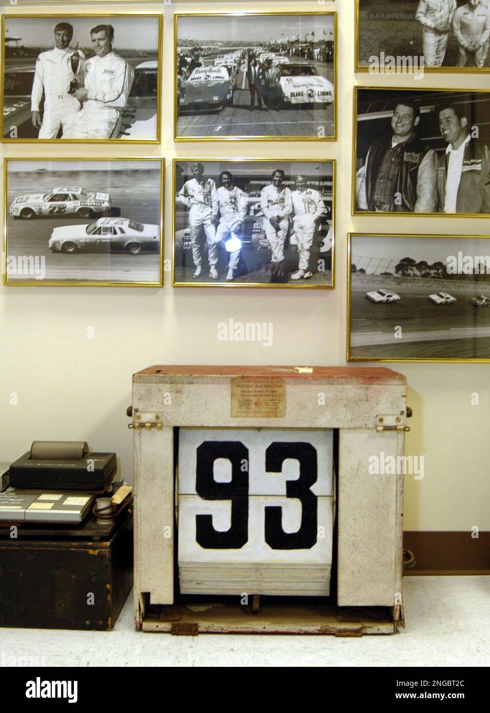 The first electric lap counter from the 1950s when drivers raced on the ...