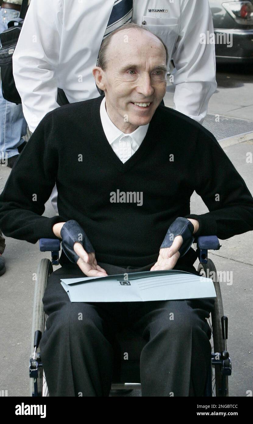 BMW-Williams Formula One team director Franck Williams arrives at the ...