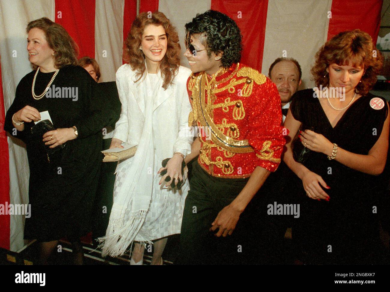 Brooke Shields Beim Michael Jackson Memorial Michael Jackson Told Lisa