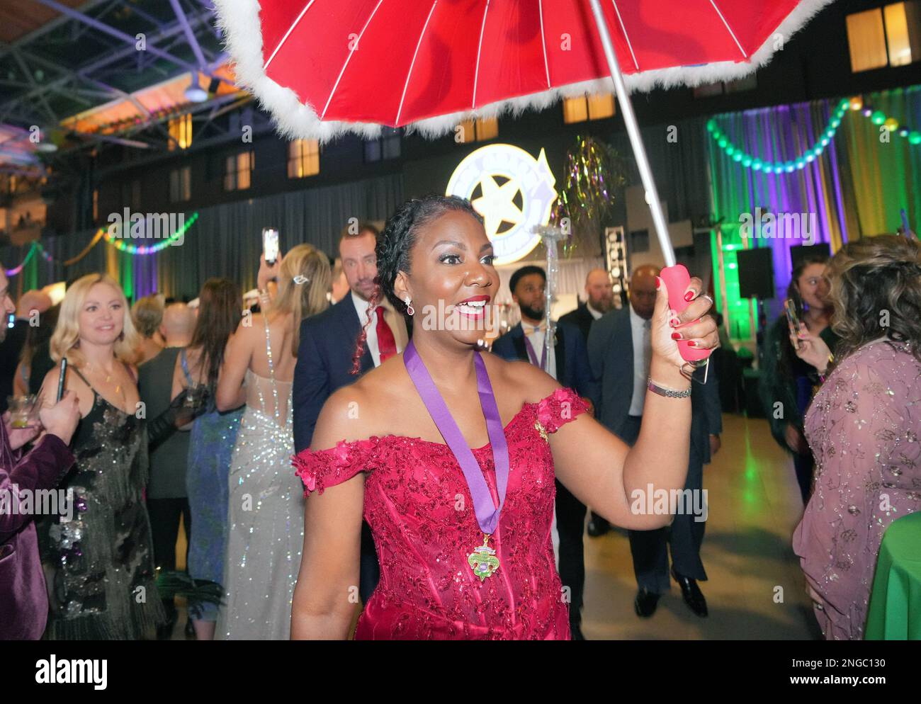 St. Louis, USA. 17th Feb, 2023. St. Louis Mayor Tishaura Jones leads ...