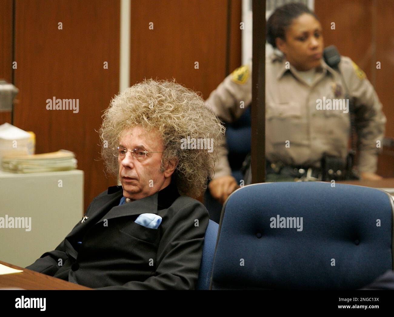 Music producer Phil Spector is shown in Superior Court Monday, May 23 ...