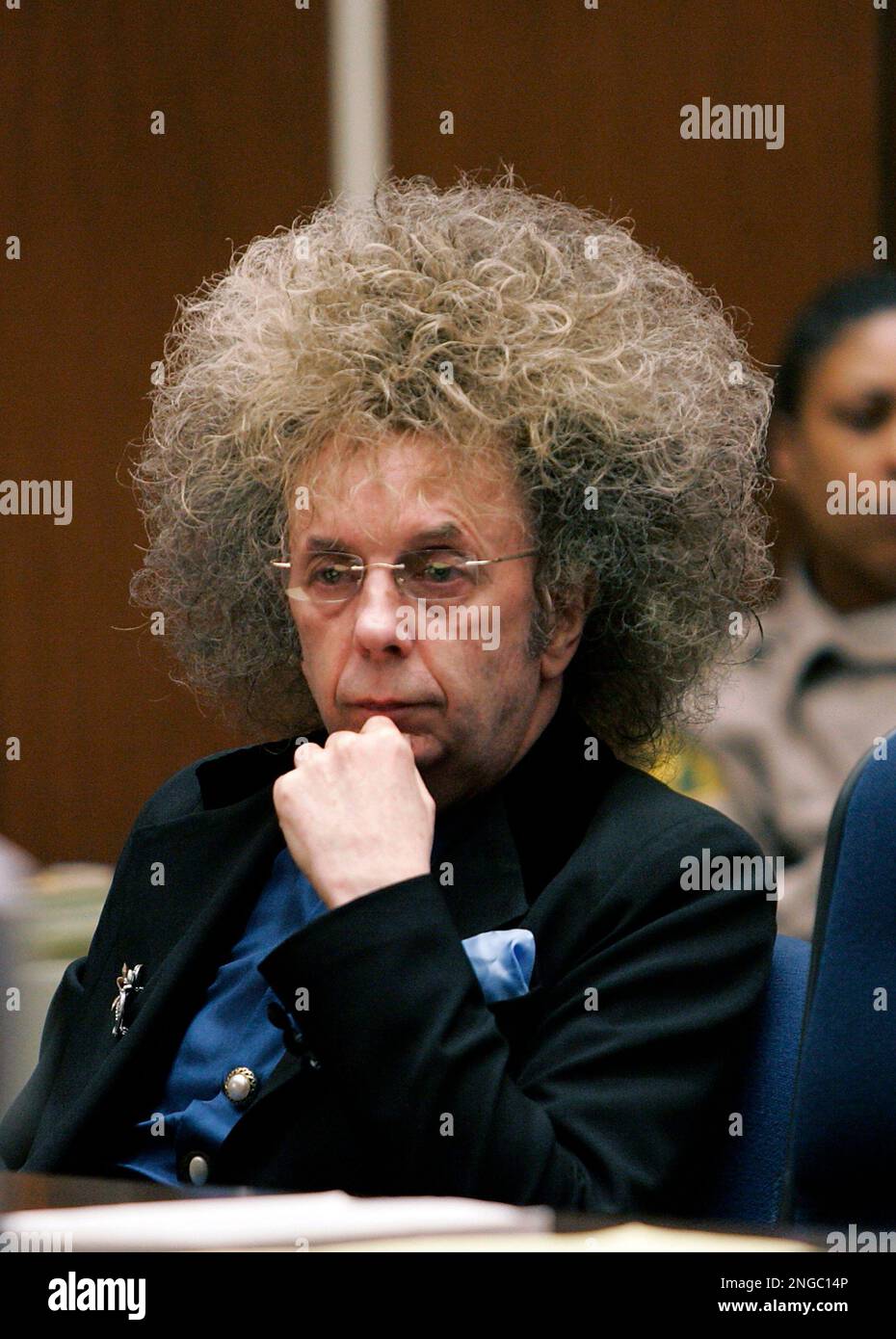 Music producer Phil Spector is shown in Superior Court Monday, May 23 ...