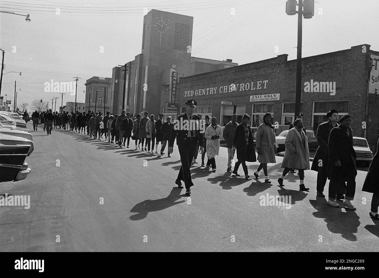 This long line of African American students and civil rights workers ...