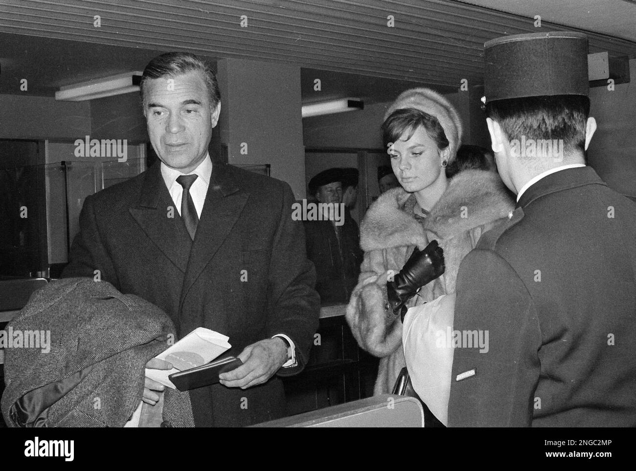 Porfirio Rubirosa and his wife, Frenchborn actress Odile Rodin arrive ...
