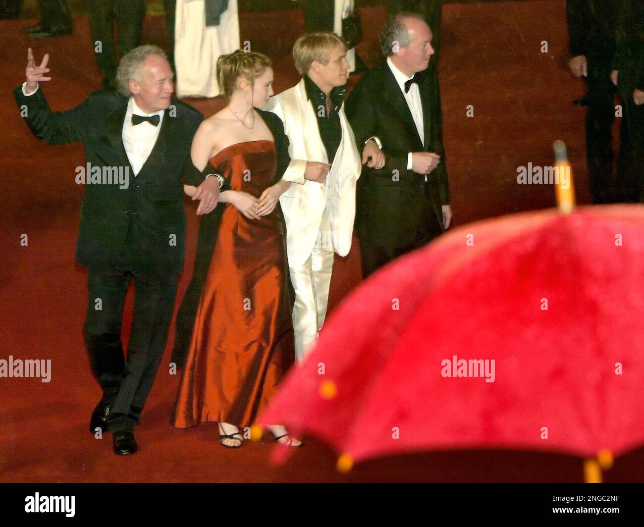 Belgian director Jean-Pierre Dardenne, actress Deborah Francois, actor ...