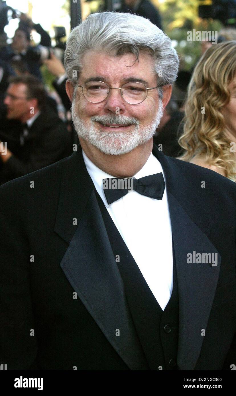 American director George Lucas arrives for the screening of his film ...