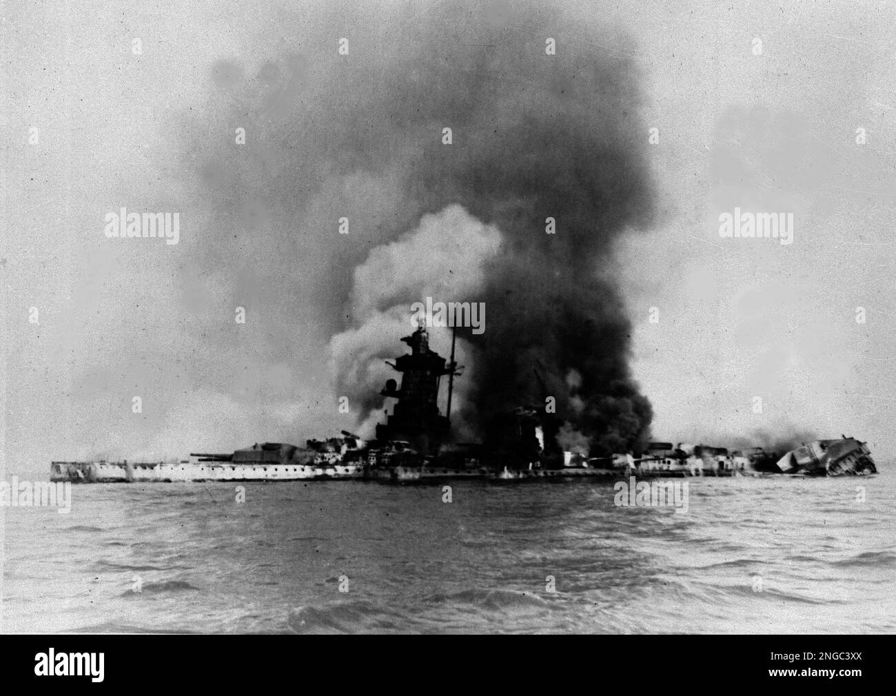 The German pocket battleship Admiral Graf Spee, once the pride of the ...