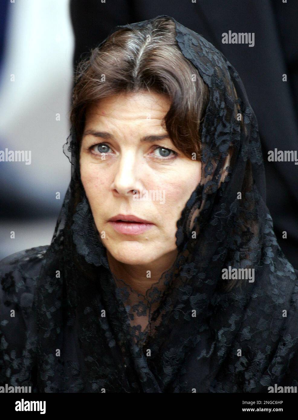 Princess Caroline of Hanover leaves the Monaco palace for her father ...