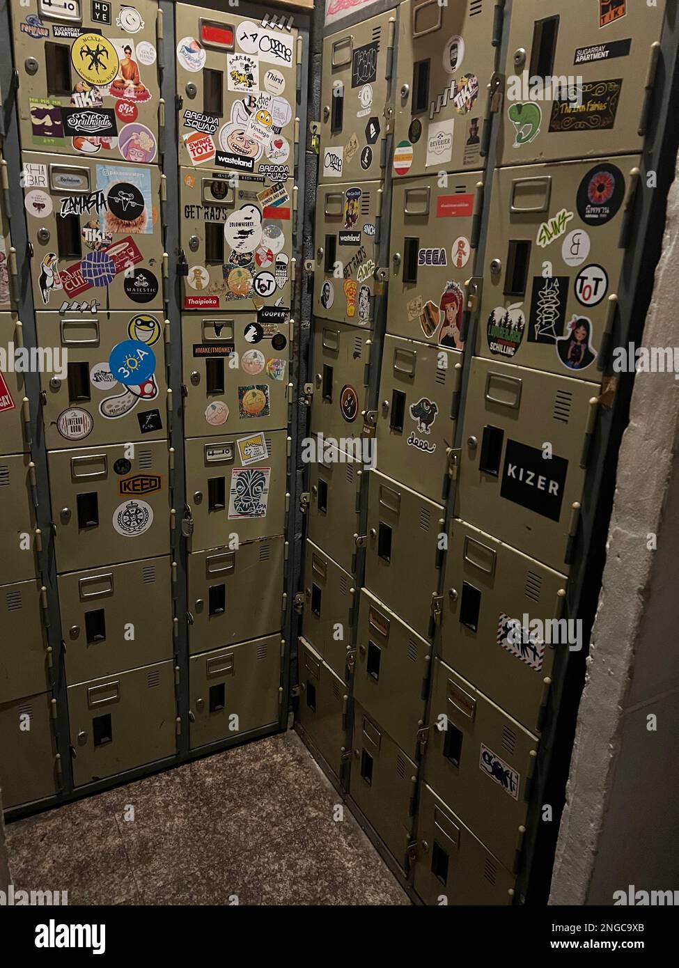 Bangkok, Thailand. 10th Feb, 2023. The entrance to "Find The Locker ...