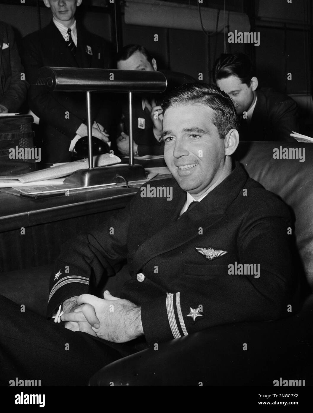 Navy Lieutenant Edward H. O'Hare, of St. Louis, U.S. Naval Air Corps ...