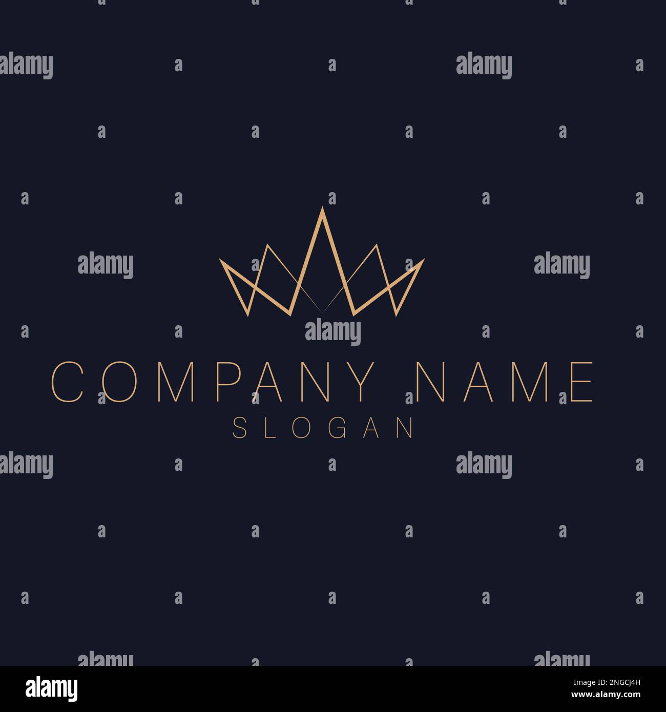 Crown logo graphic design template. Modern royal kinq queen abstract ...