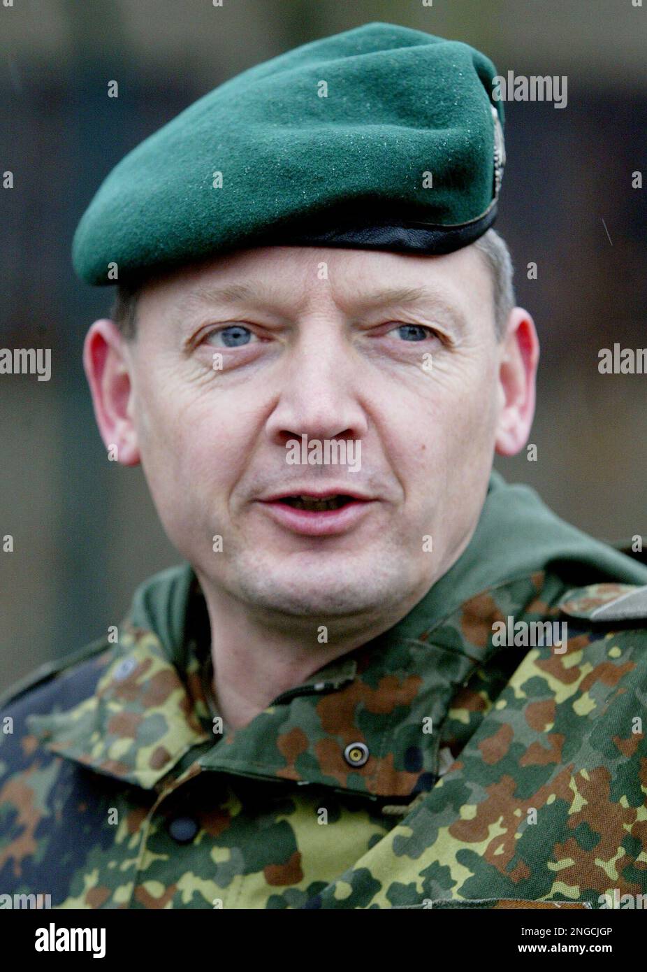 Oberstleutnant Michael Matz, Kommandeur des Wachbataillons der ...