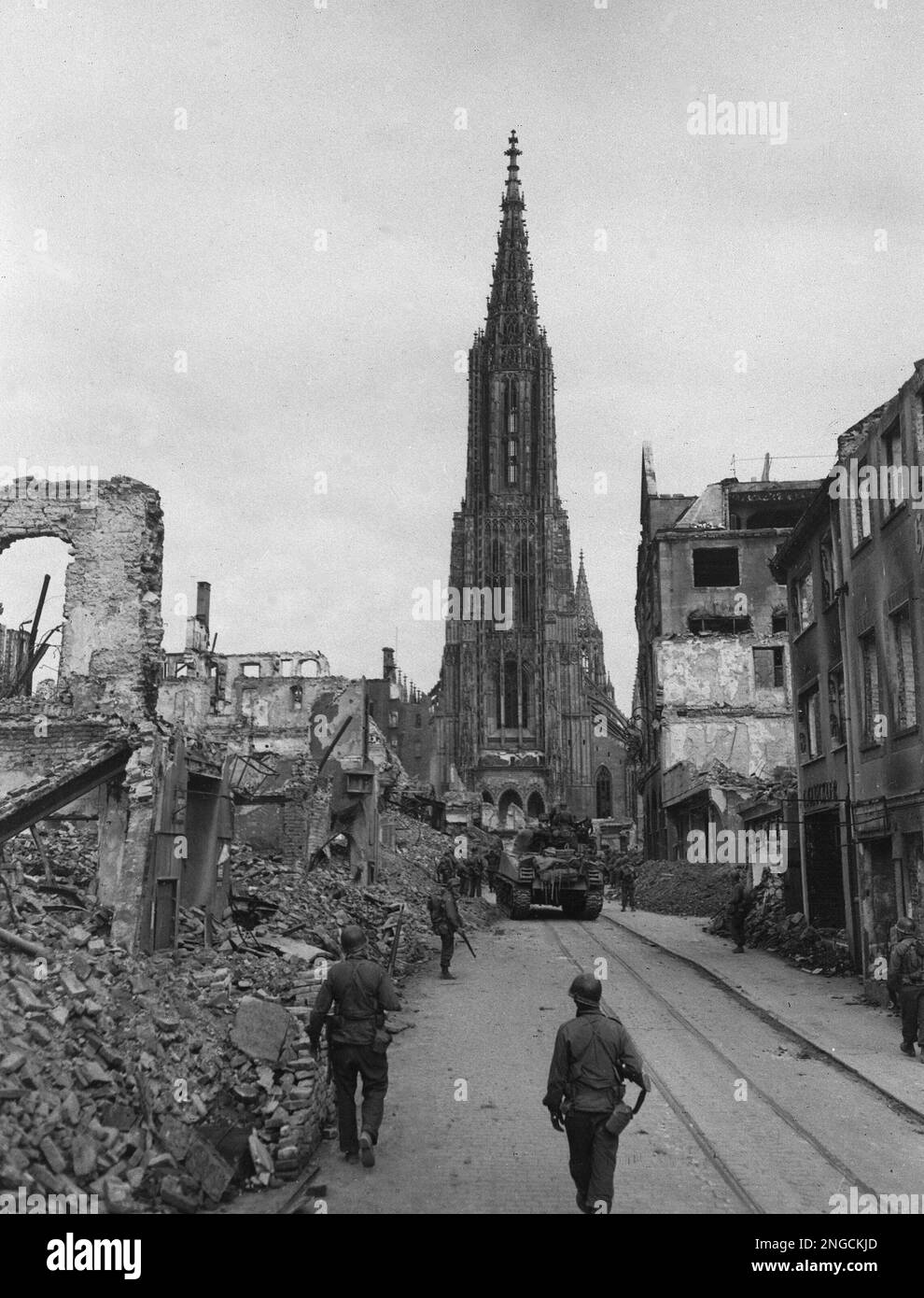 In contrast to the surrounding buildings, the 500-year-old cathedral at ...