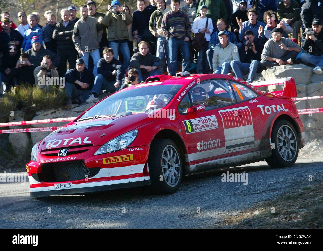 Markko Martin of Estonia and his co driver Michael Park of Great ...