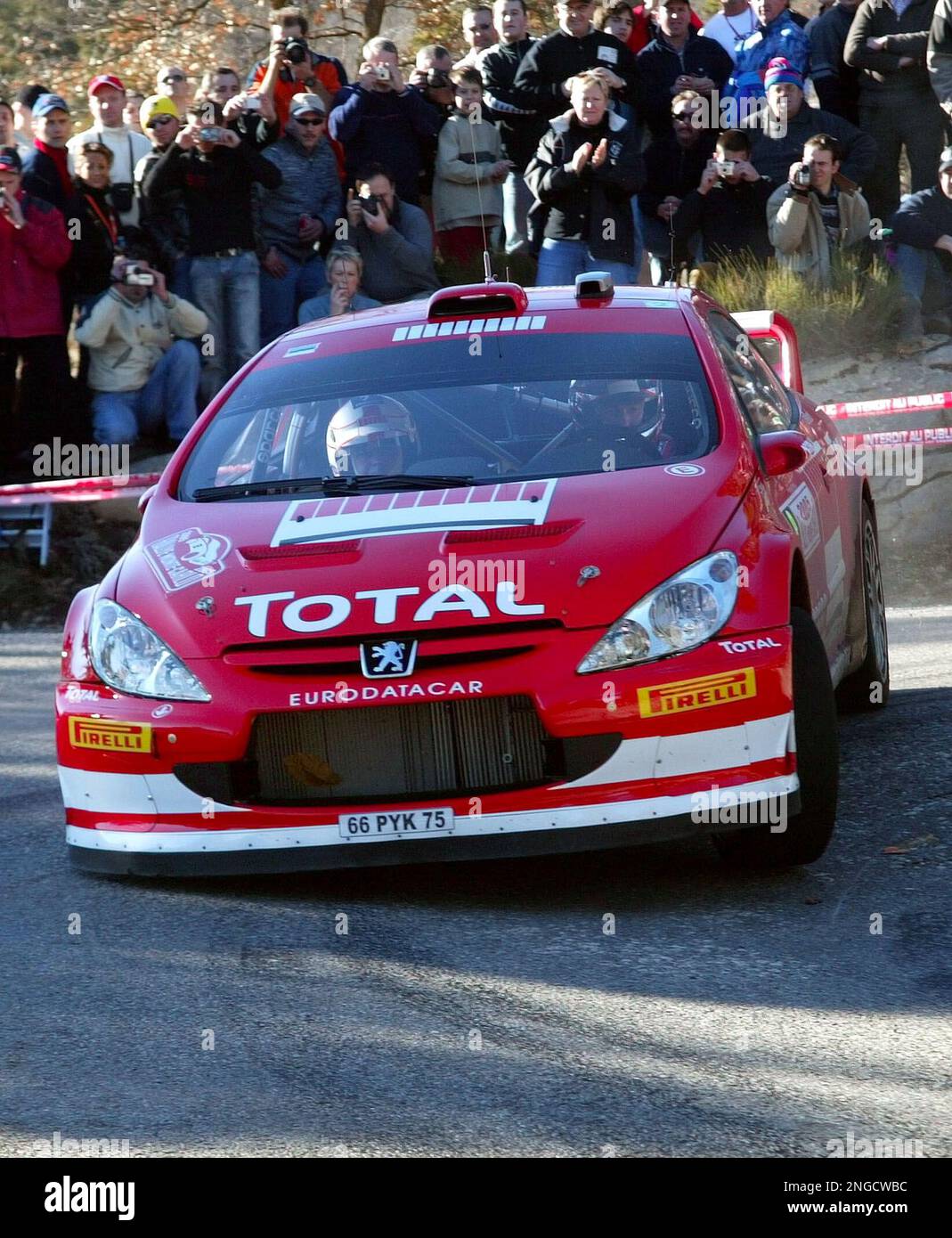 Markko Martin of Estonia and his co driver Michael Park of Great ...