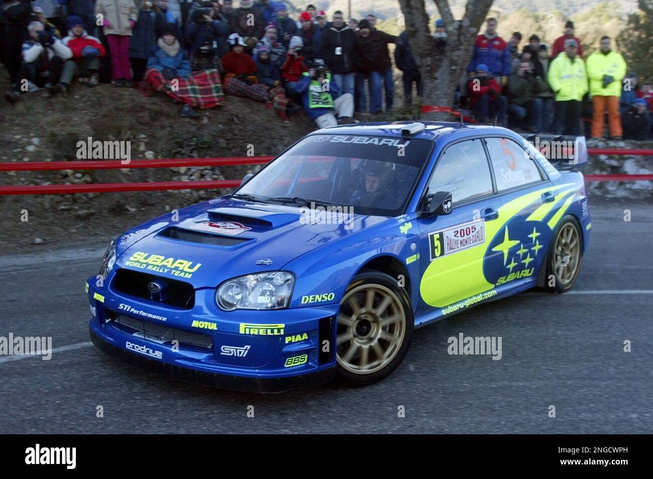 Petter Solberg of Norway and his co driver Philip Mills of Great ...