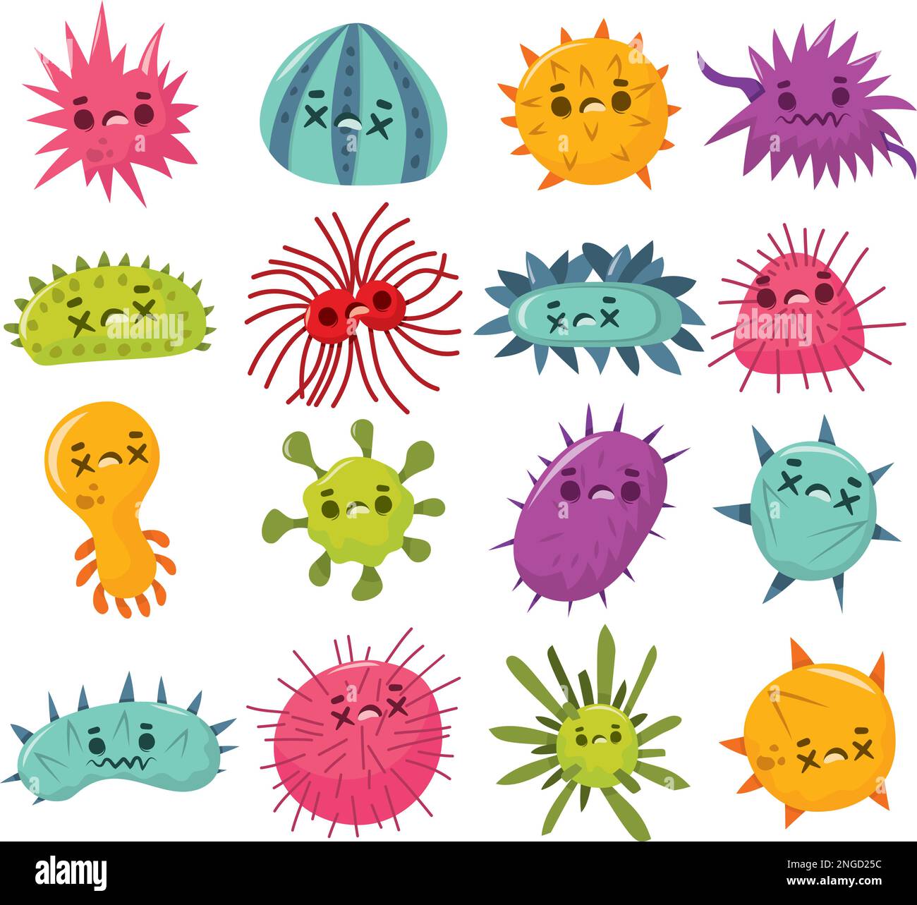 Creature bacterium vector vectors Cut Out Stock Images & Pictures - Alamy