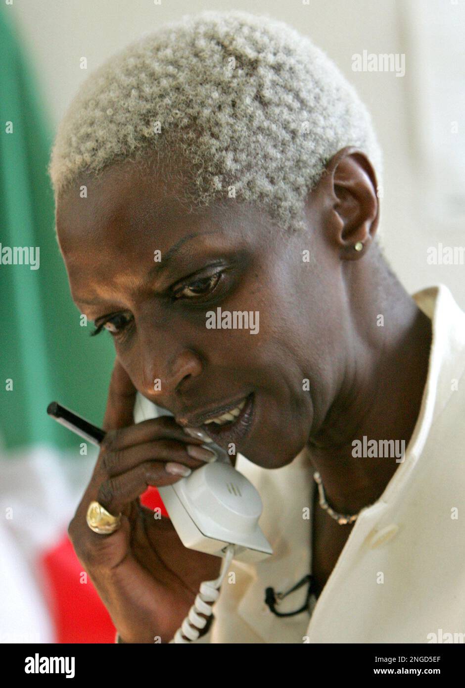 Top fashion model and exiled Burundian princess Esther Kamatari, who ...