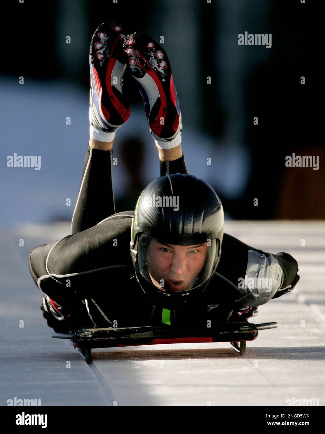 Mexico's Arturo Sosa starts his first run during the America's Cup men ...