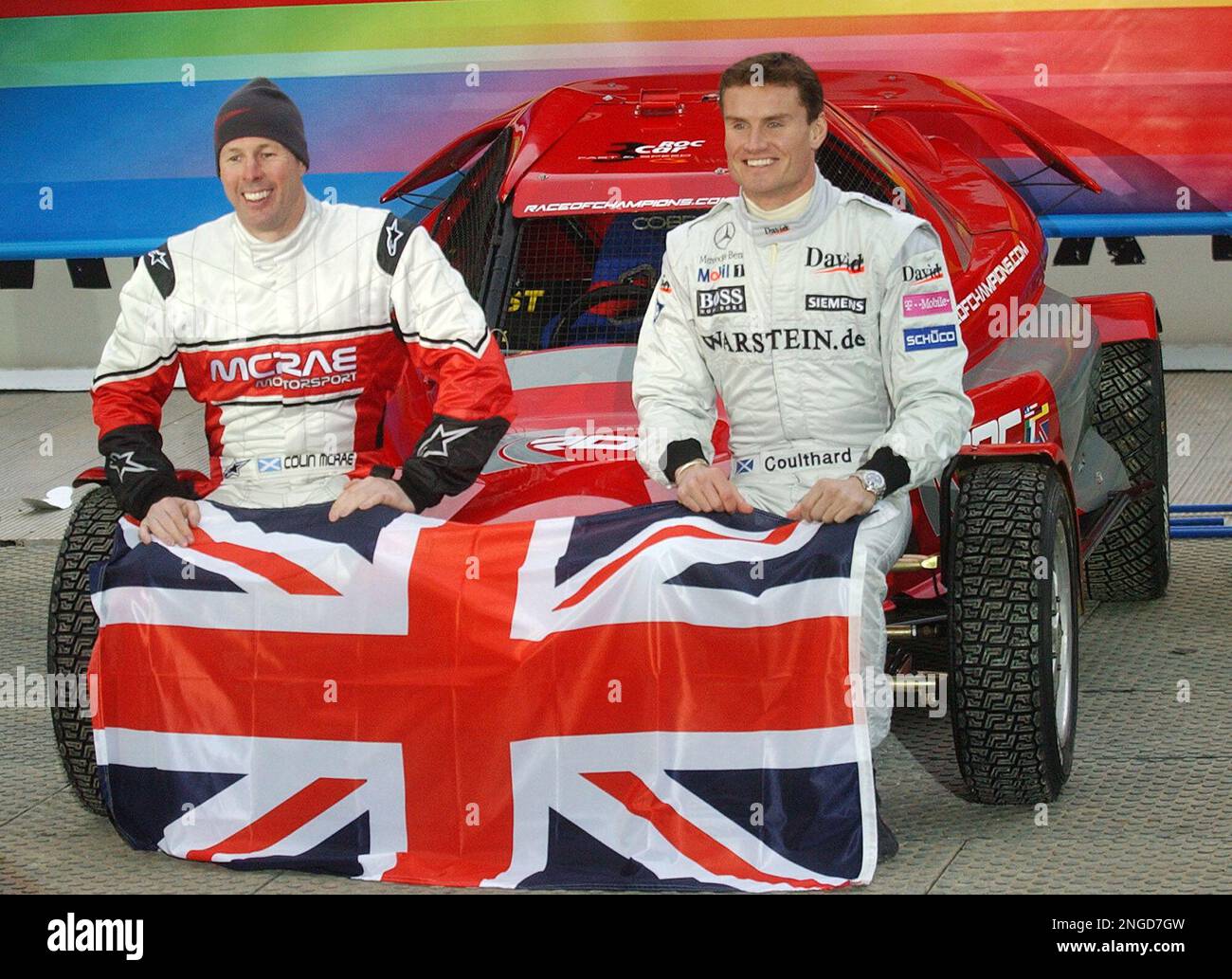 Scottish Formula One champion David Coulthard, right, and fellow ...