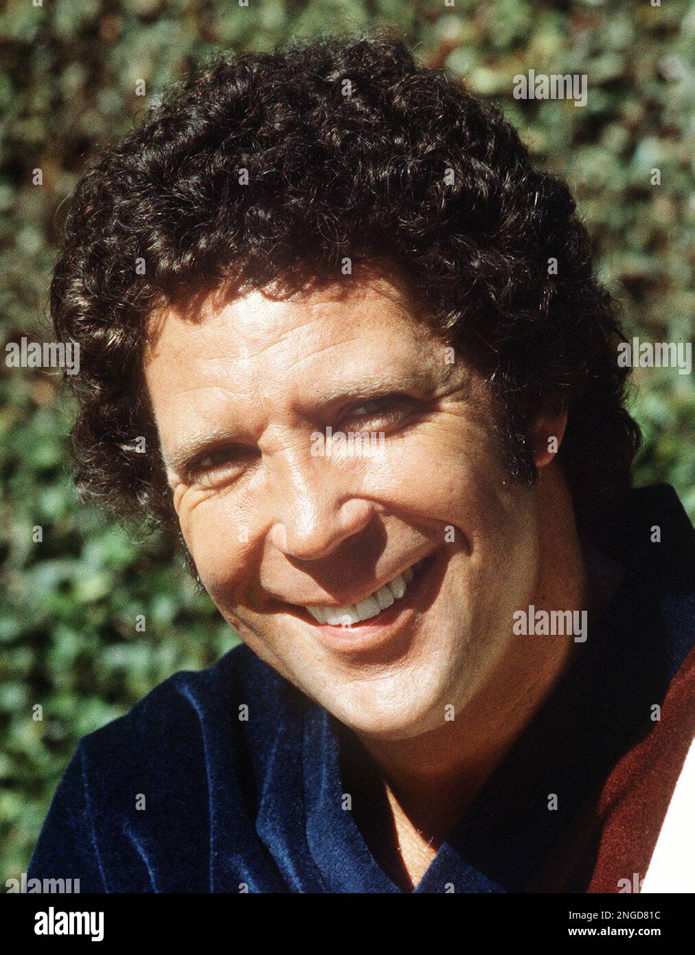 British singer Tom Jones smiles at his home in Bel Air, Los Angeles, Ca ...