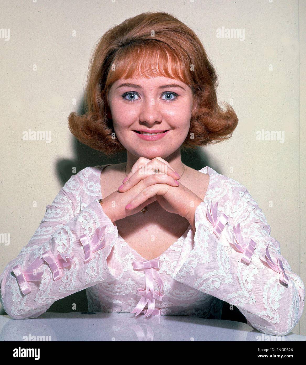 British pop singer Lulu smiles after she was voted World's Top Singer ...