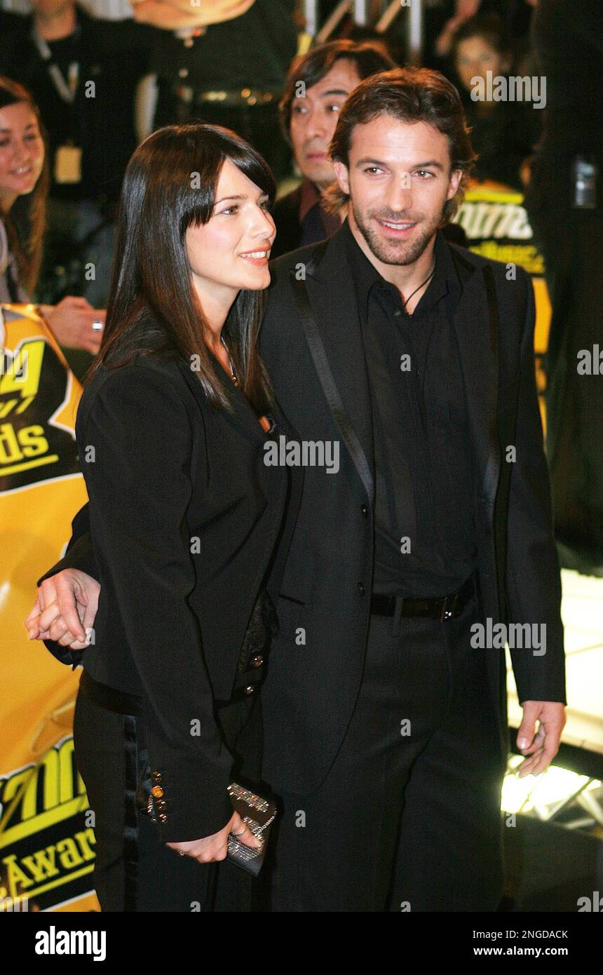 Alessandro Del Piero and Sonia Amoruso arrive for the MTV European ...