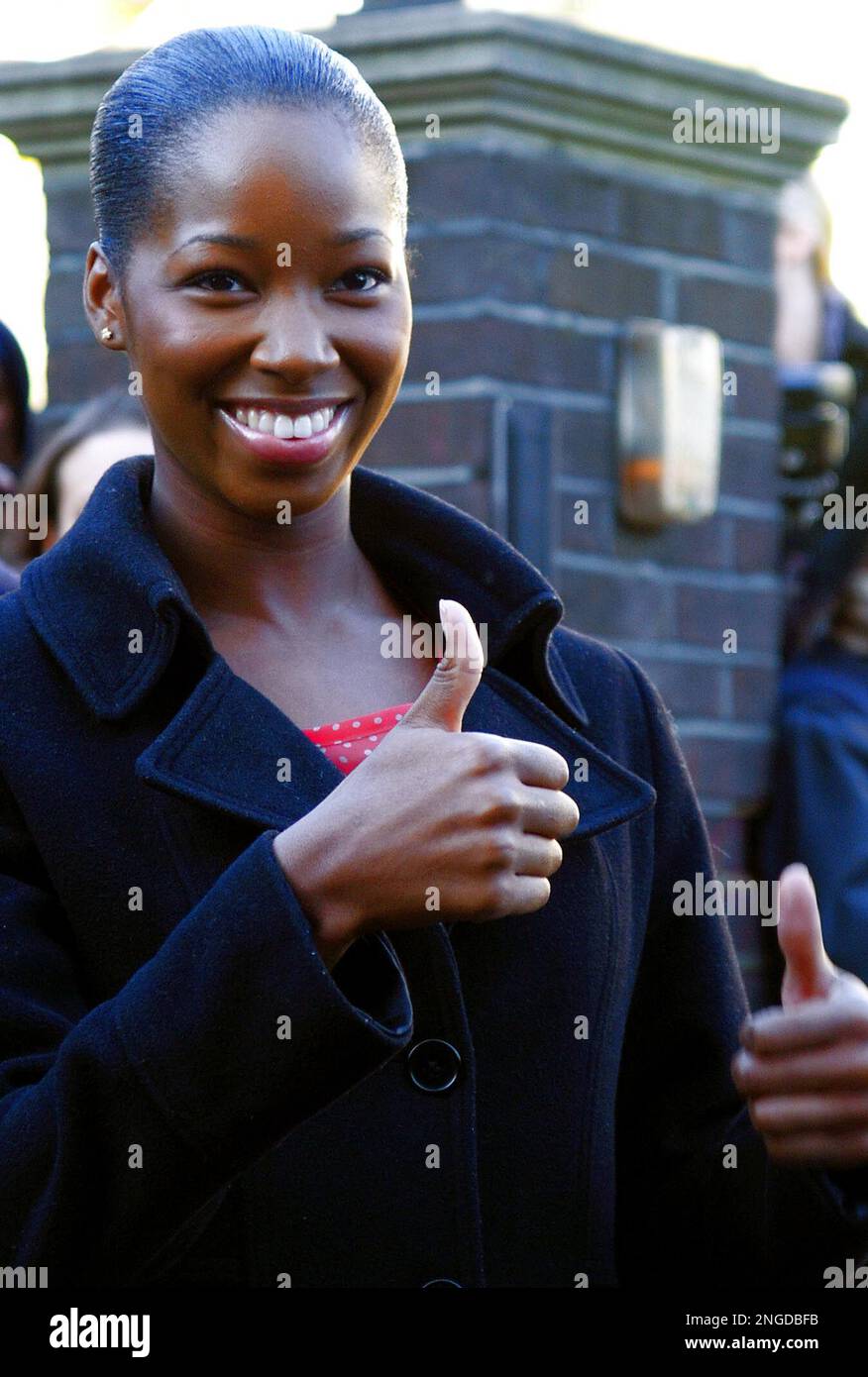 Singer Jamelia arrives at the Air recording studios in Hampstead ...