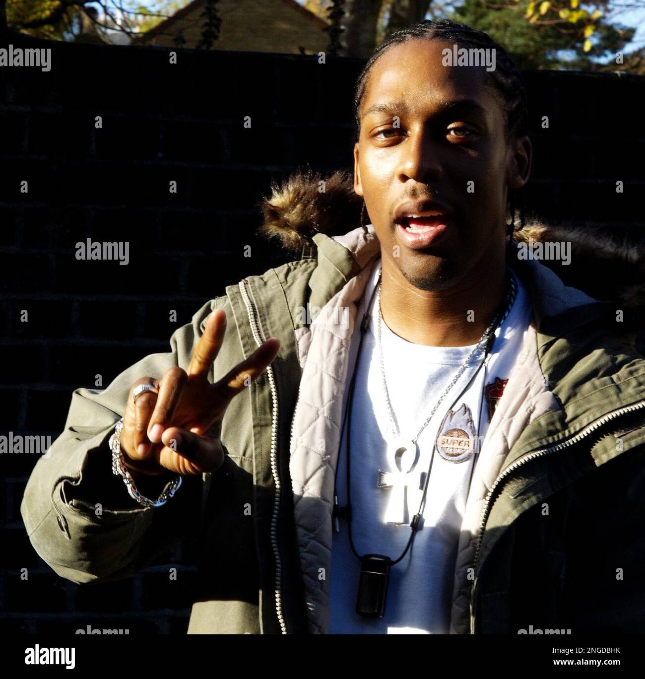 Singer Lemar arrives at the Air recording studios in Hampstead, London ...