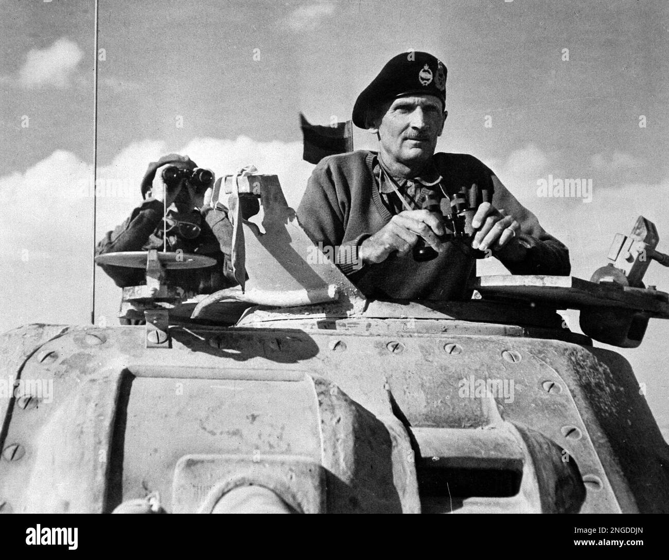 Britain's Gen. Bernard Montgomery, Commander of the Eighth Army ...
