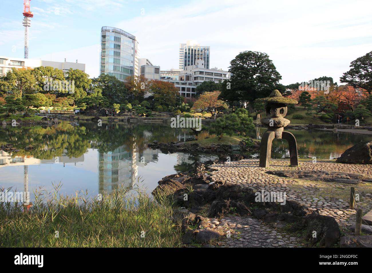 Shiba-rikyu Garden in Tokyo, Japan Stock Photo - Alamy