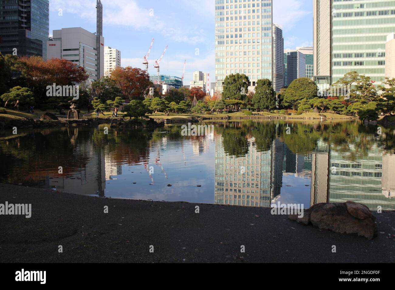 Shiba-rikyu Garden in Tokyo, Japan Stock Photo - Alamy