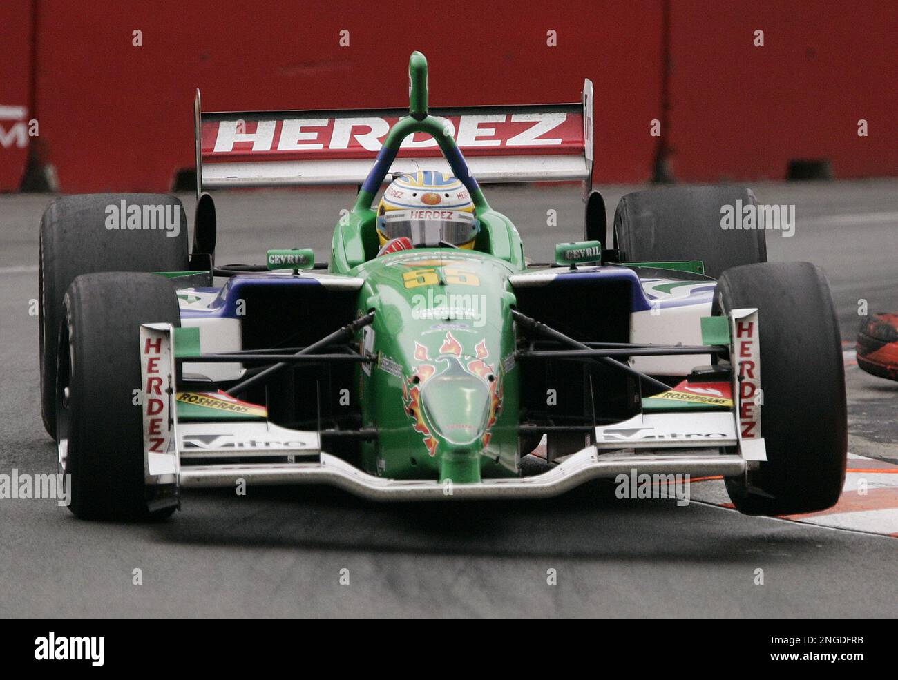 Mexico's Mario Dominguez takes a turn on his way to a third palce ...