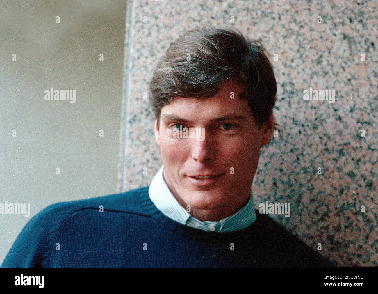Actor Christopher Reeve poses in 1990. (AP Photo/Akili Ramsess Stock ...