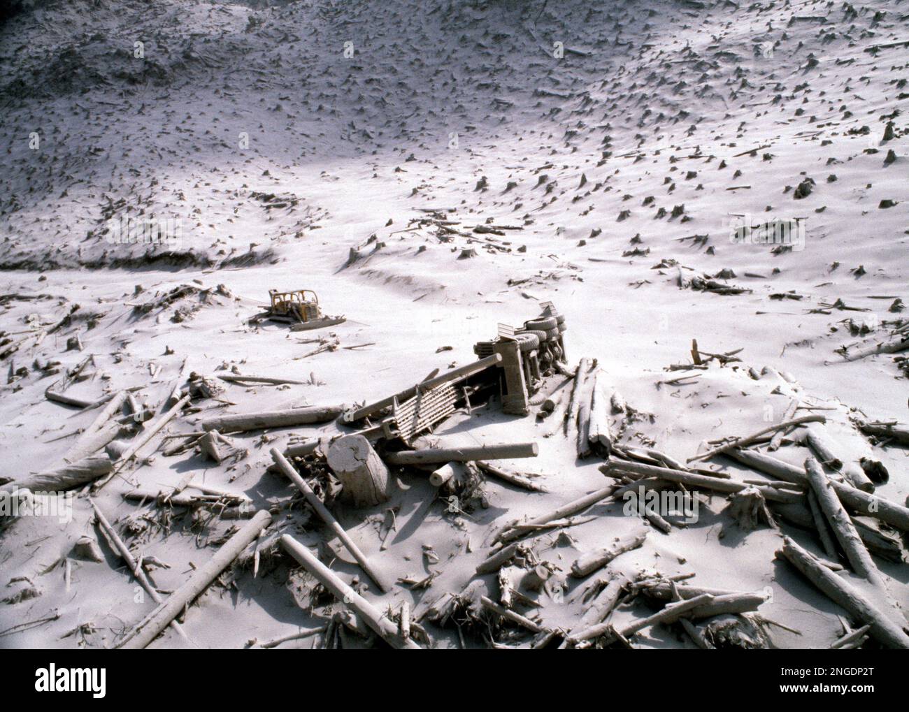 The aftermath of Mount St. Helen eruption is shown in this May 20, 1980 ...