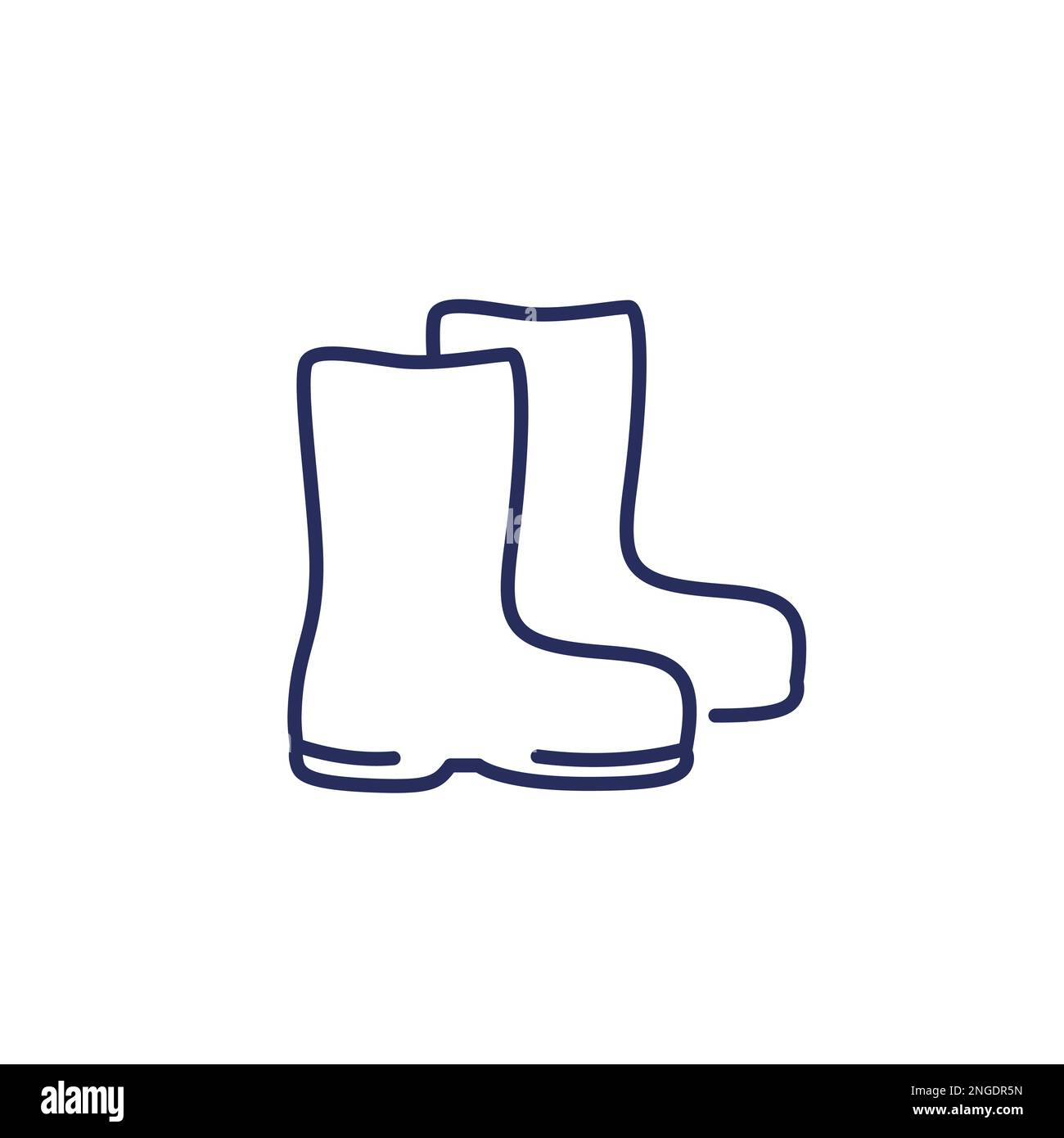 Knee high boots Stock Vector Images - Alamy