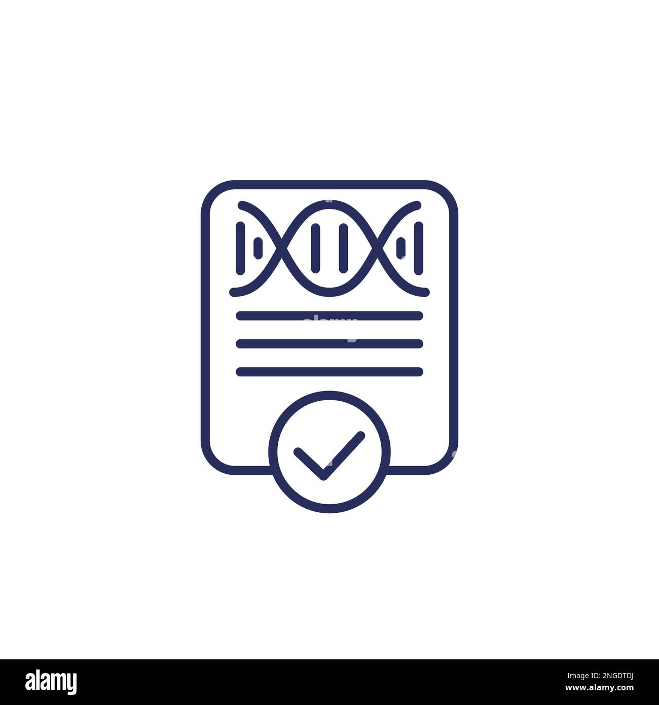 Dna test result Stock Vector Images - Alamy