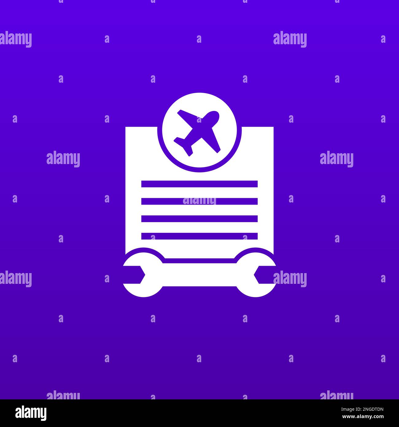airplane repair list icon, vector Stock Vector Image & Art - Alamy