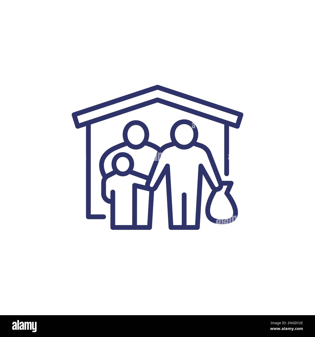 Baby refugee Stock Vector Images - Alamy