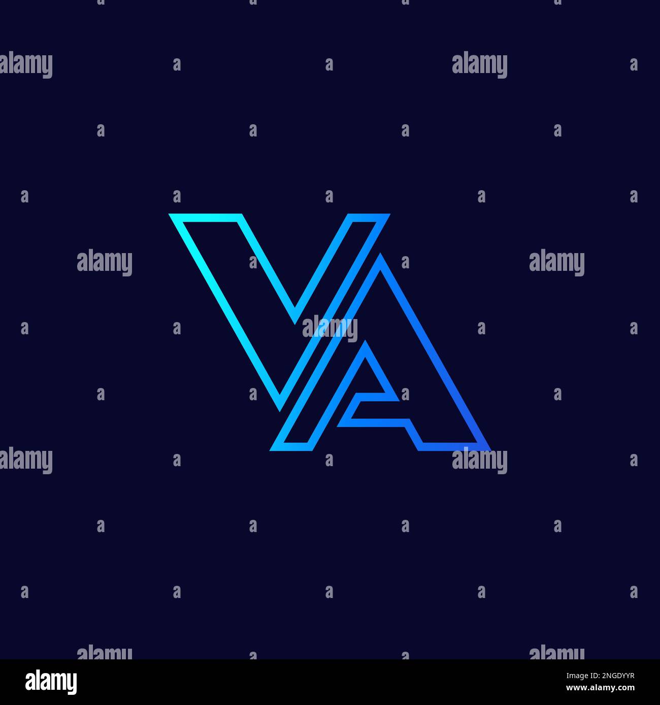 Sharp monogram design hi-res stock photography and images - Alamy