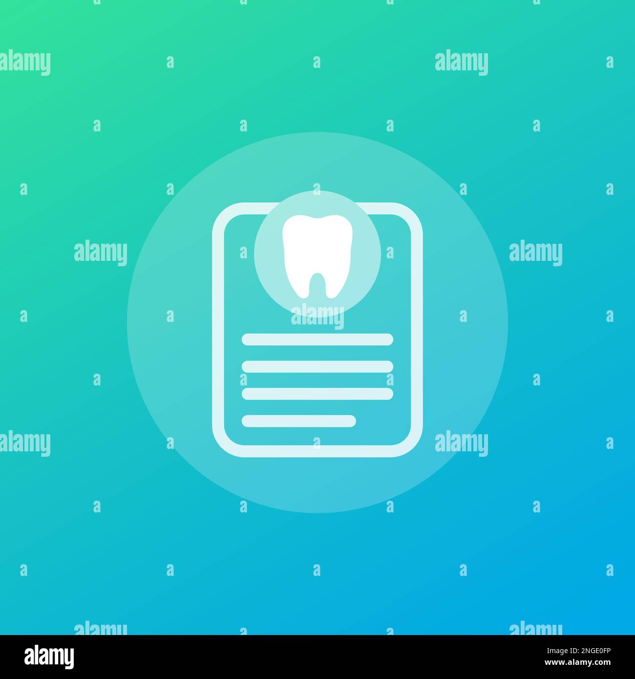 Dental record icon, vector design Stock Vector Image & Art - Alamy