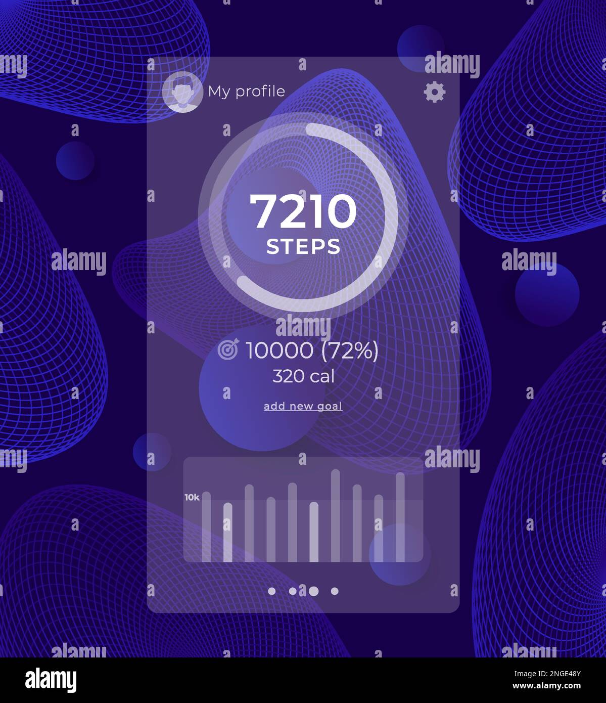 Fitness app, activity tracker ui design, vector Stock Vector Image ... Fitness app, activity tracker ui design, vector Stock Vector Image ...