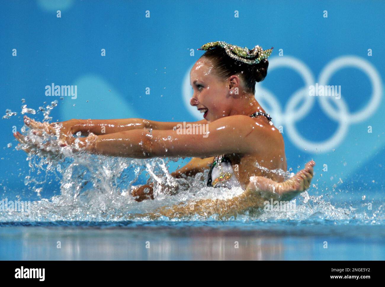 USA's Alison Bartosik along with Anna Kozlova, underwater not seen ...