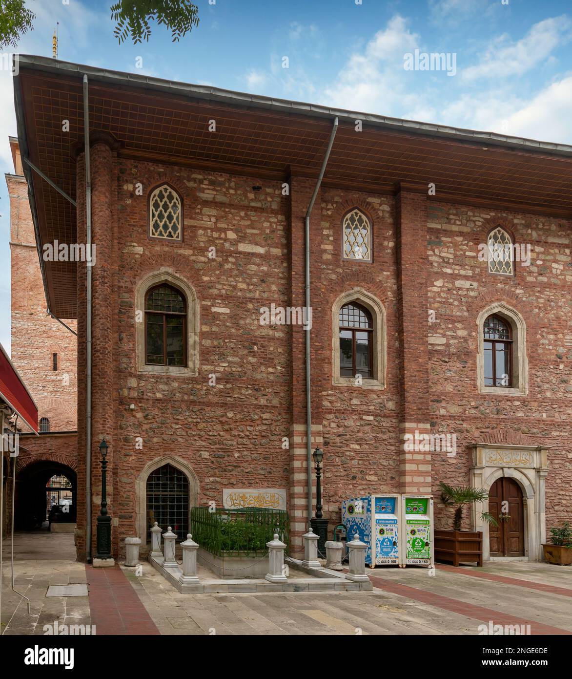 Courtyard of Arap Mosque, or Arap Camii, formerly a Roman Catholic ...