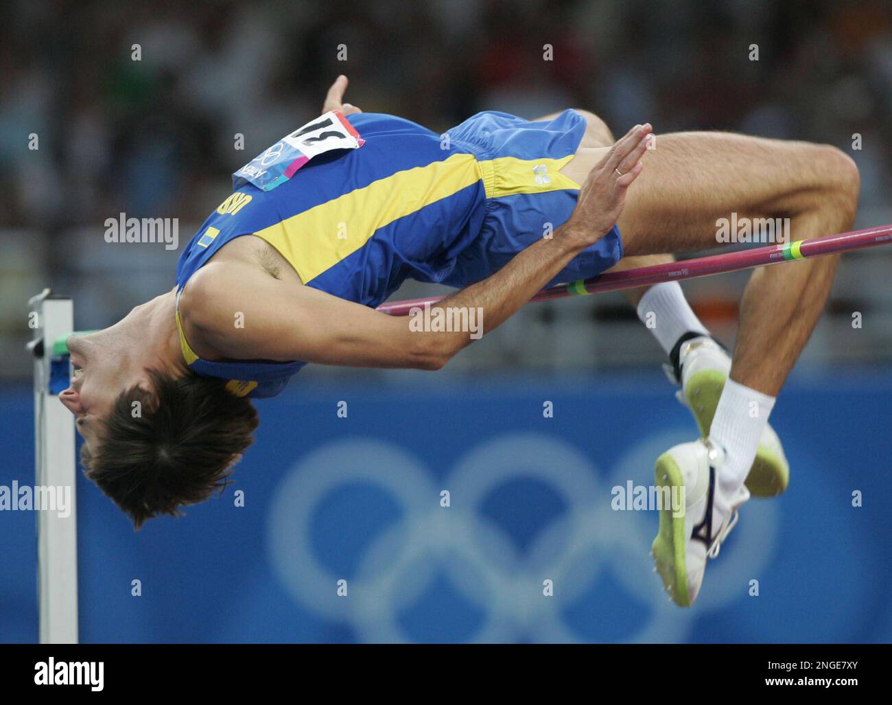 Andriy Sokolovskyy of the Ukraine competes in the final of the men's ...