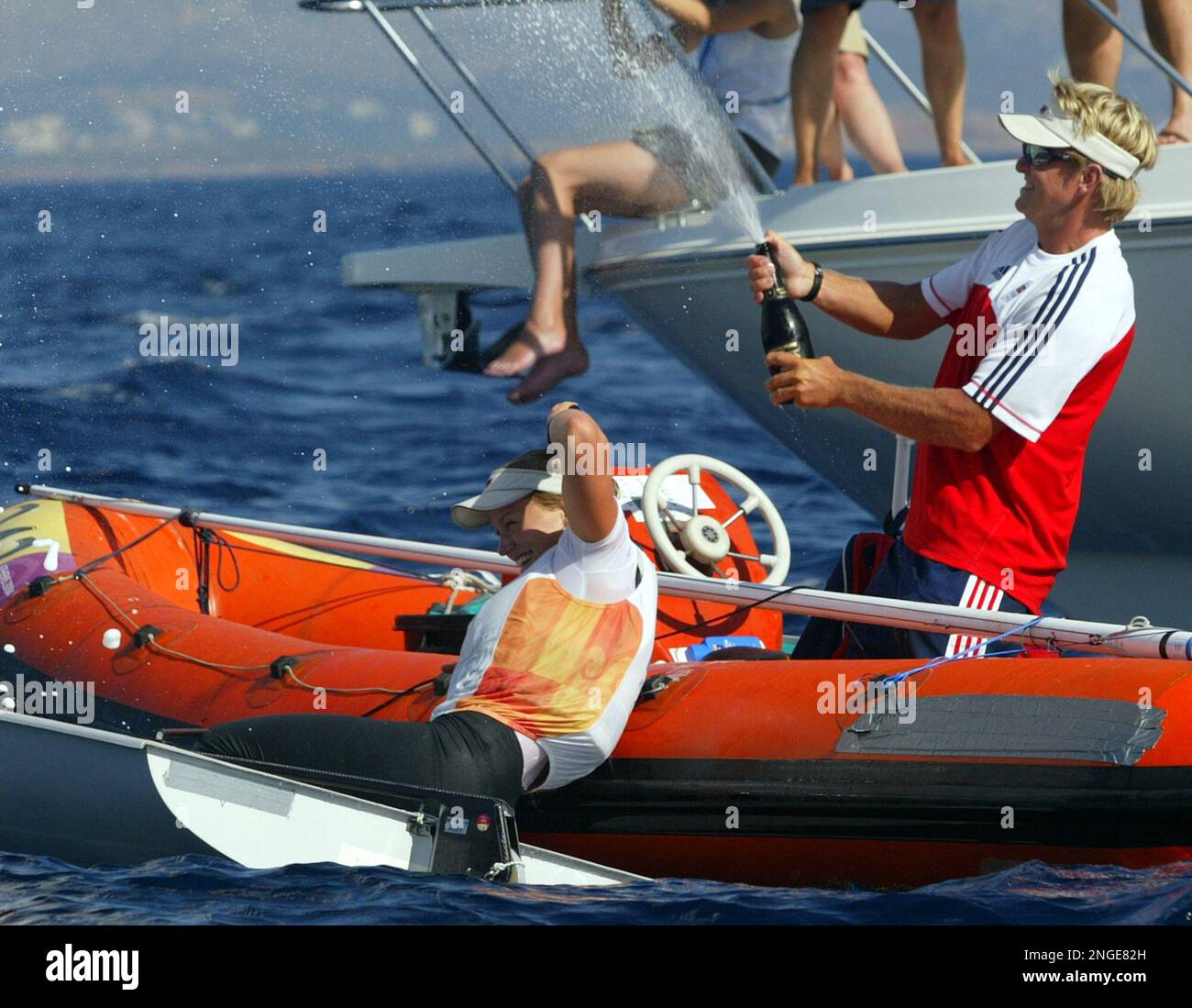 Norway's Siren Sundby celebrates with her coach Thomas Guttormsen after ...