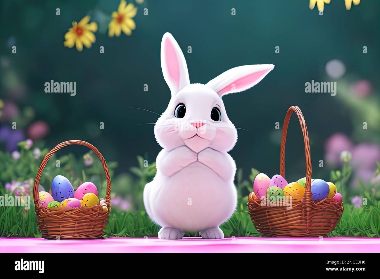 Easter Bunny Backdrops